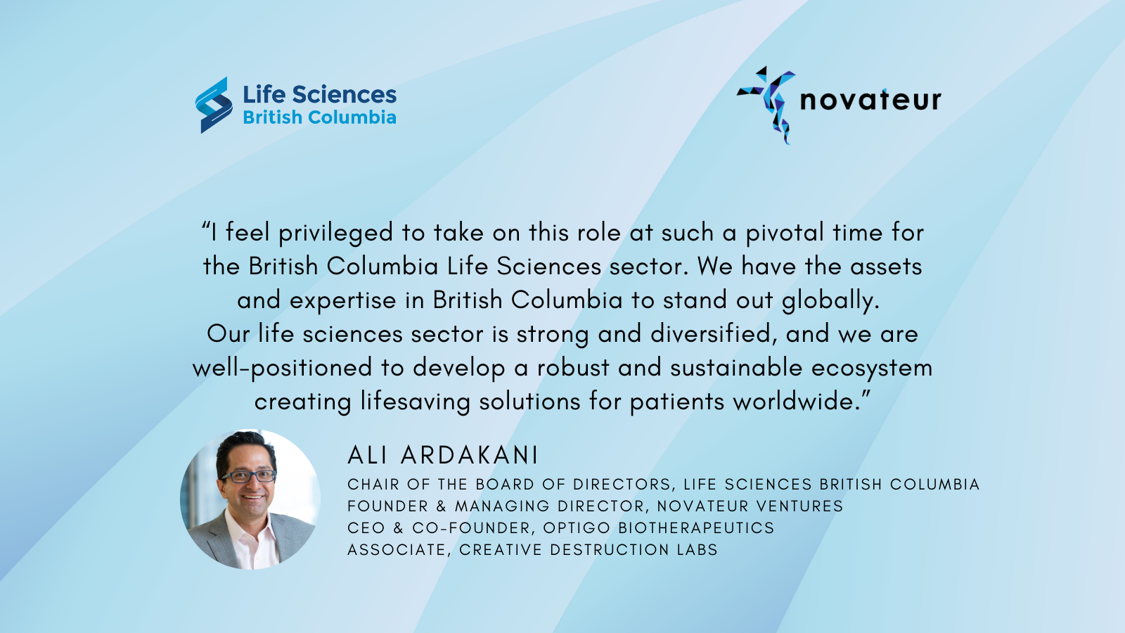 Novateur Ventures Founder & Managing Director, Ali Ardakani, Elected ...